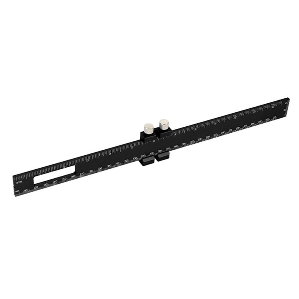 Woodworking Ruler Aluminum Alloy Scribing Ruler T-Type Scribing Ruler T ...