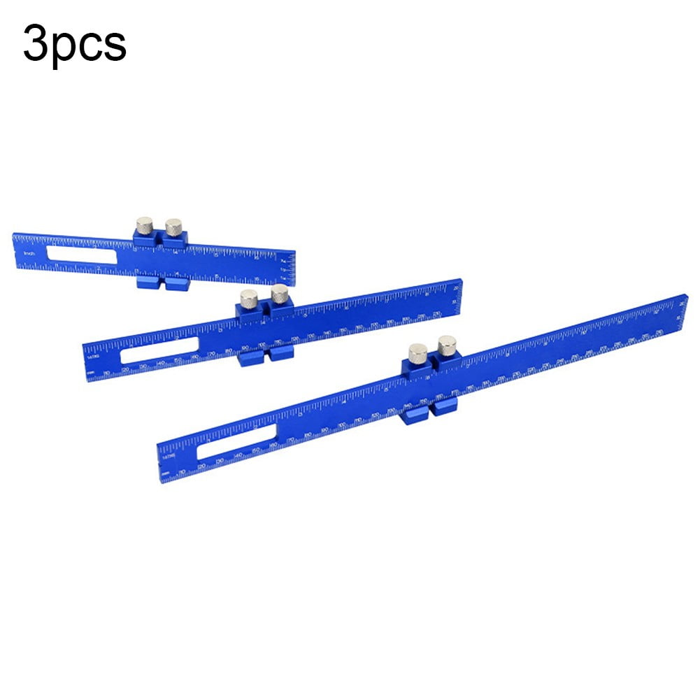 Woodworking Ruler Aluminum Alloy Scribing Ruler T-Type Scribing Ruler T ...