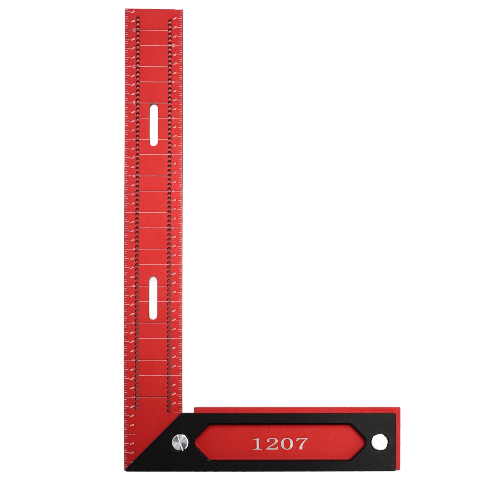 Woodworking Ruler L Type Marking Measuring Scribing Square Hole Ruler ...