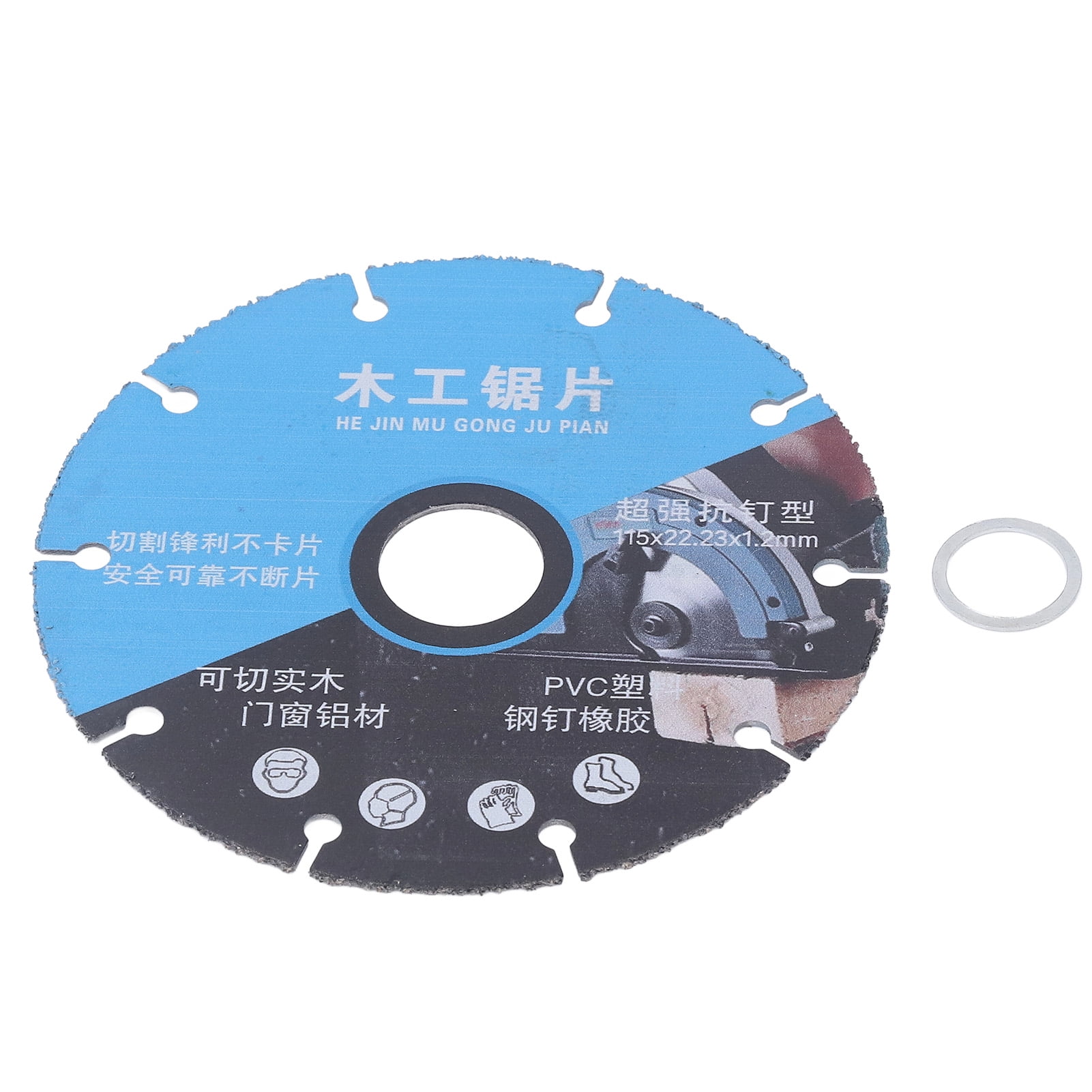 Woodworking Saw Blade with Gasket High Manganese Steel Cutting Wheel ...