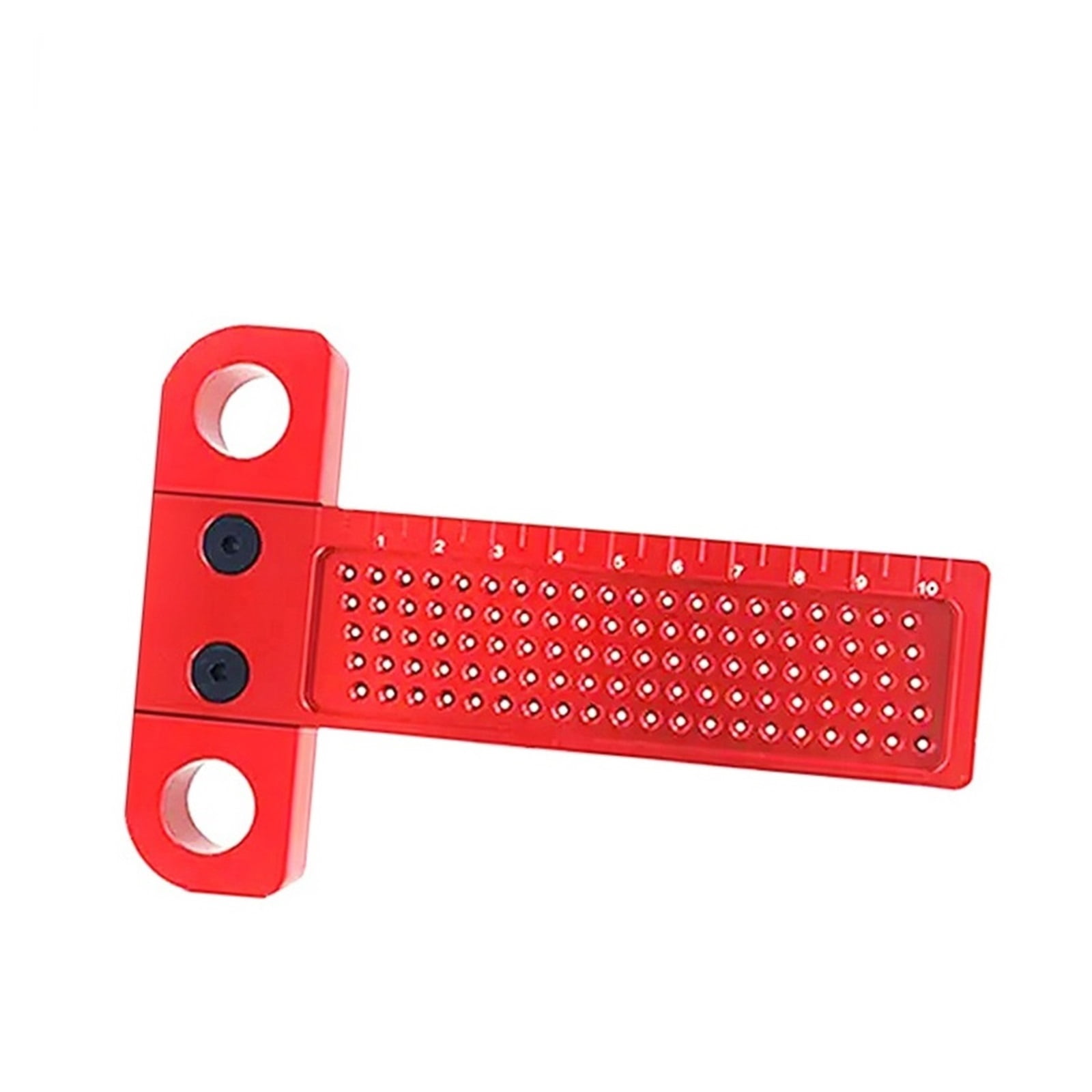 Woodworking Scribe Aluminum Alloy T-type Ruler Hole Positioning ...