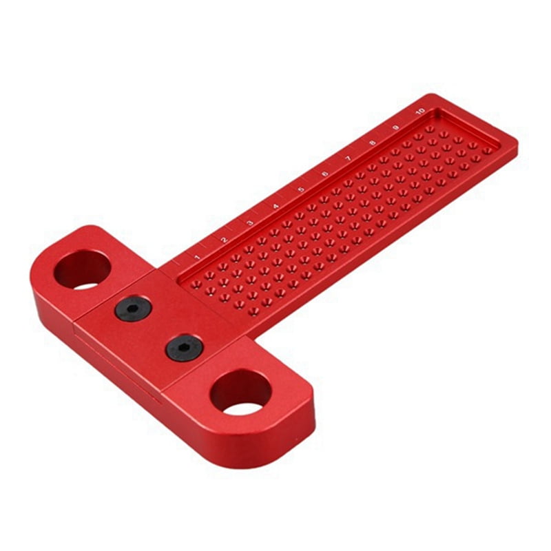 Woodworking Scribe T100 Hole Scribe T-Type Ruler Hole Scribing Ruler ...