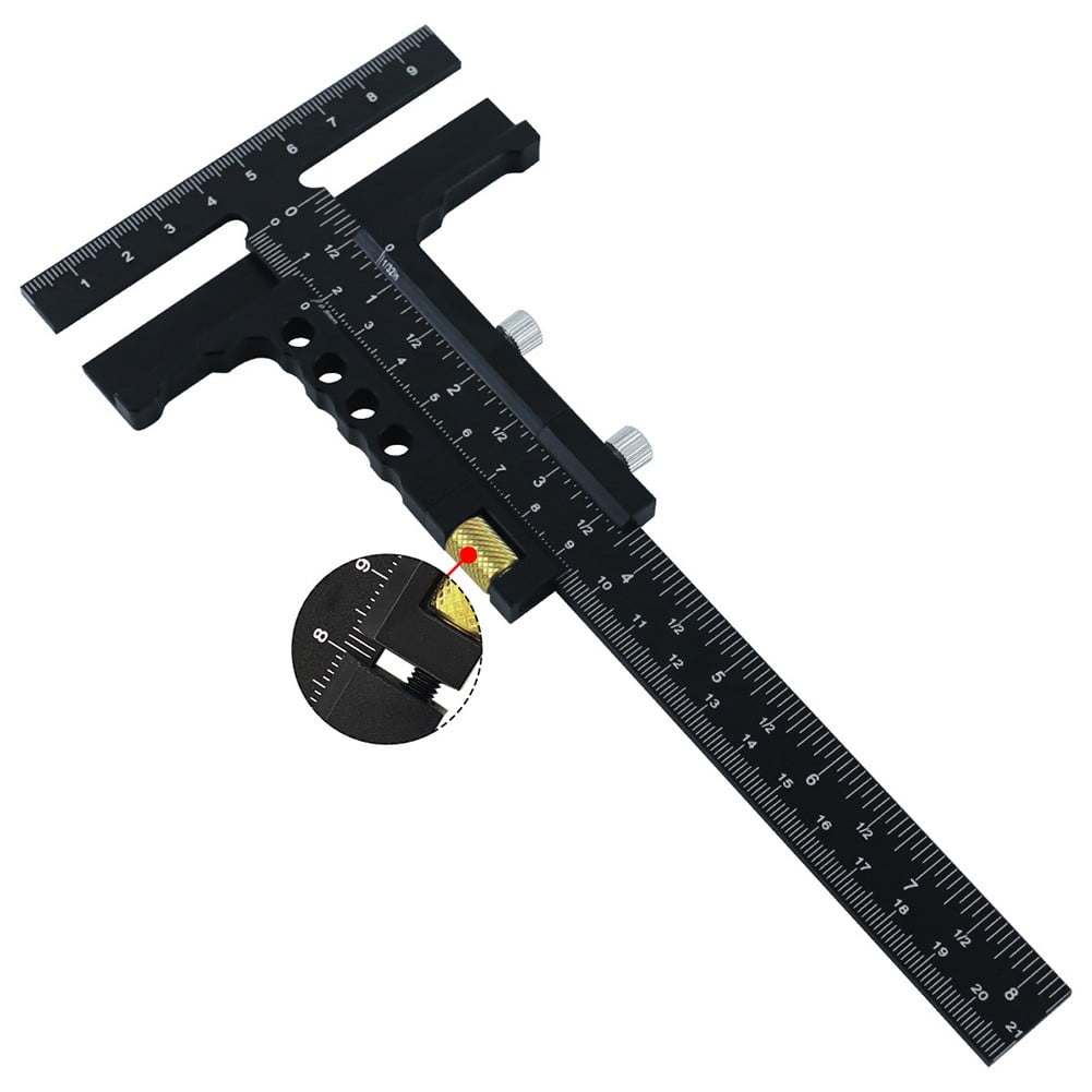 Woodworking Scriber Gauge - Aluminum Alloy Sliding Marking Gauge T ...