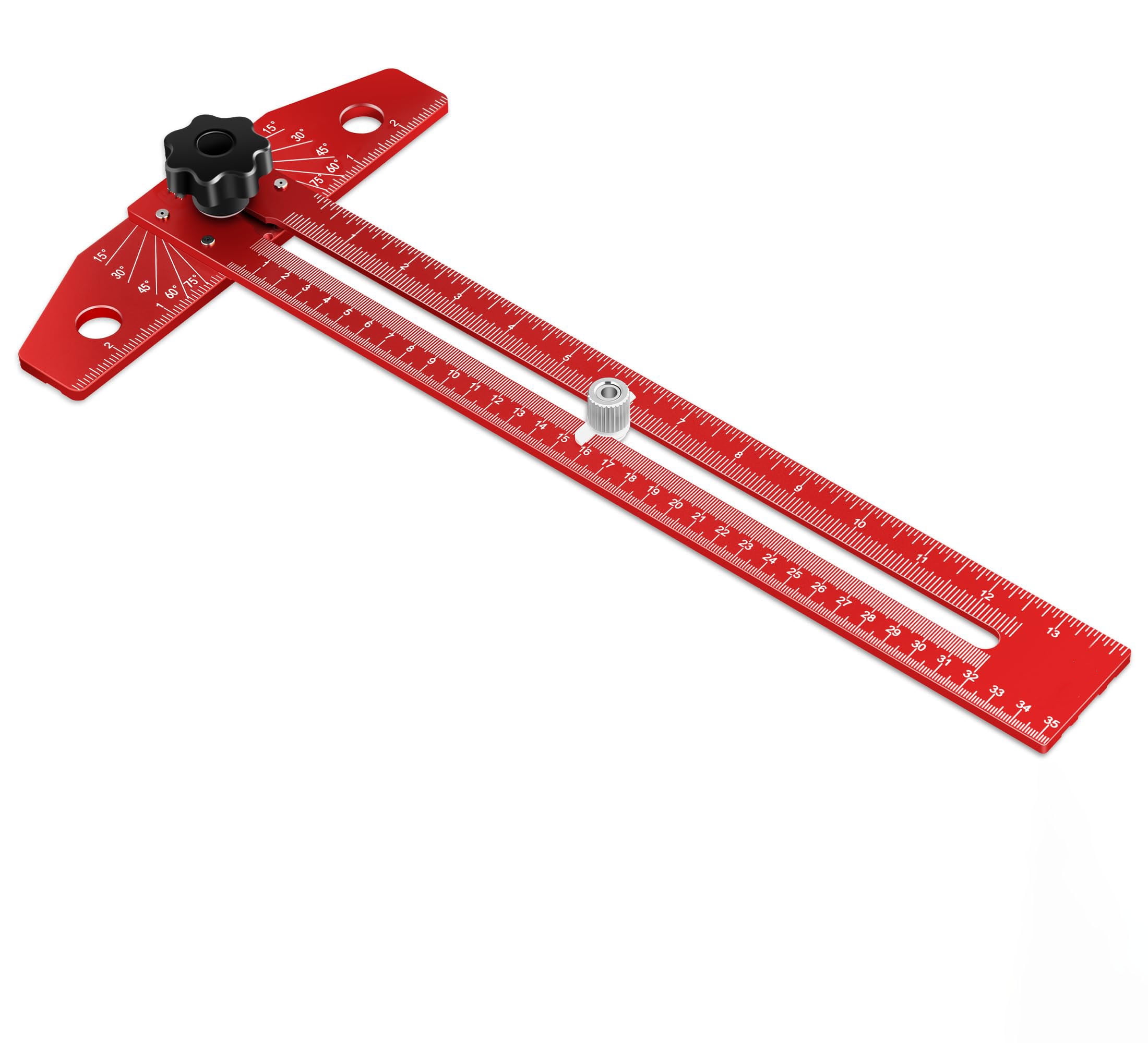 Woodworking Scriber Marking Line Ruler, Adjustable Aluminum Alloy ...