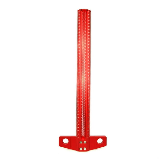 Woodworking Scriber T Type Scribing Ruler 600mm Multifunction Aluminum