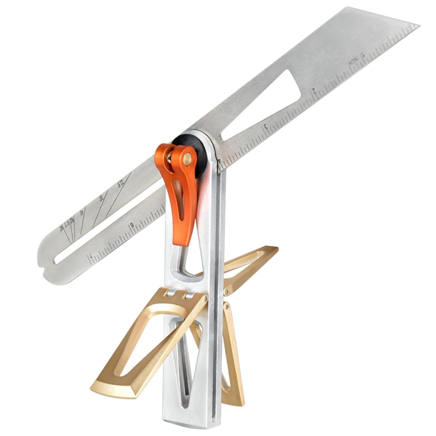 Woodworking Scribing Ruler, Multifunctional T Type Angle Measuring ...