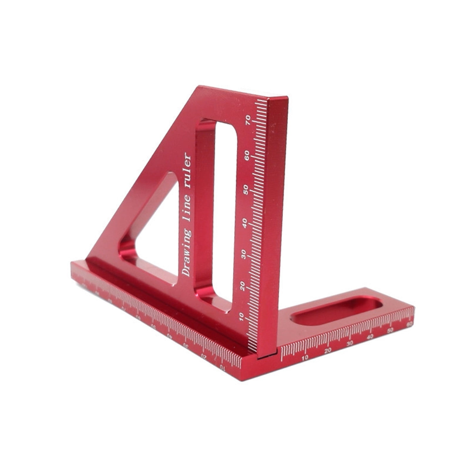 Woodworking Square Protractor Aluminum Alloy Miter Triangle Ruler High ...
