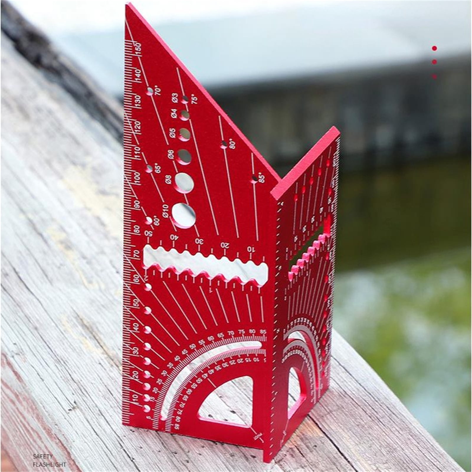 Woodworking Square Size Ruler 3D Mitre Angle 45 Degree /90 Degree ...