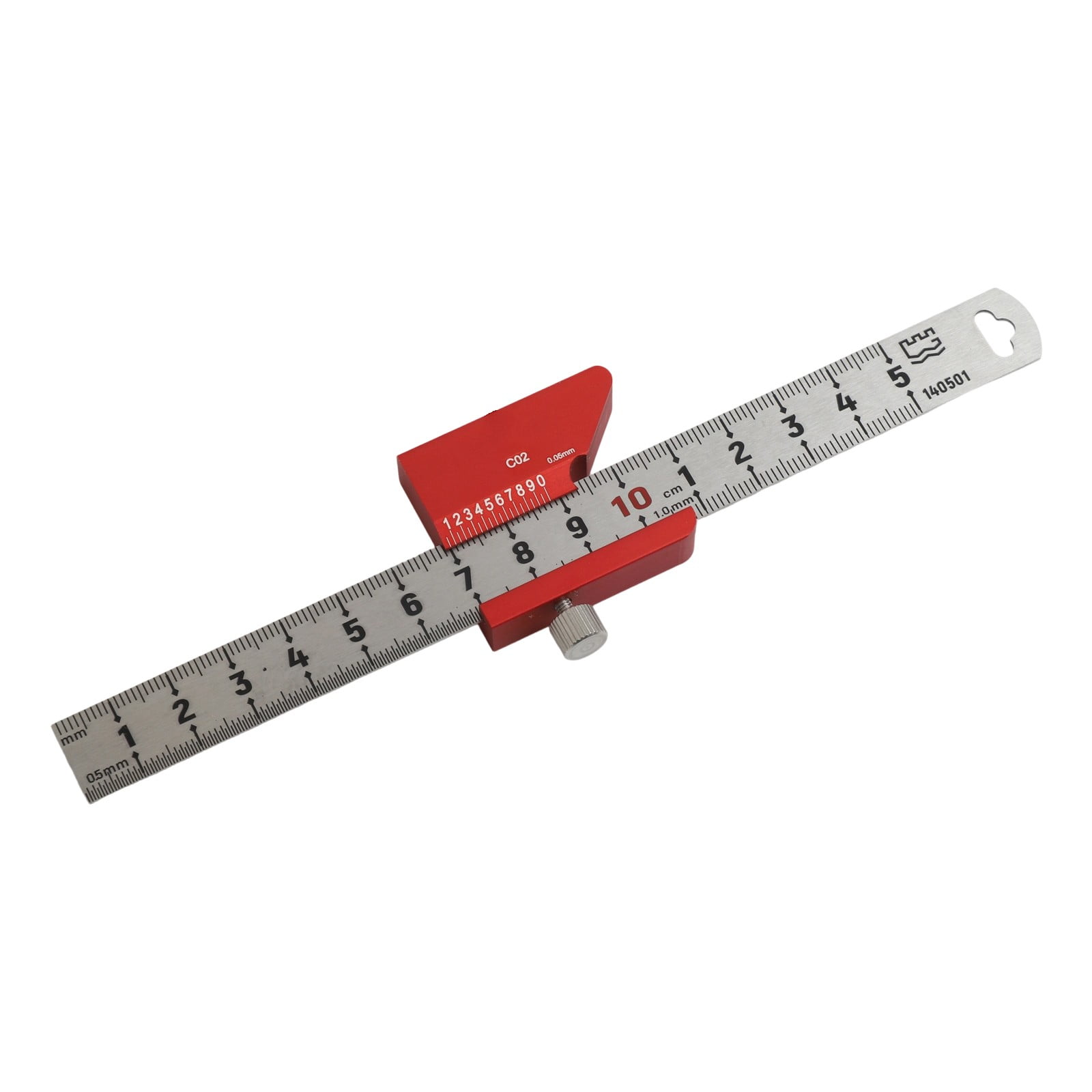 Woodworking Square with 150mm Steel Ruler and Adjustable Positioning ...
