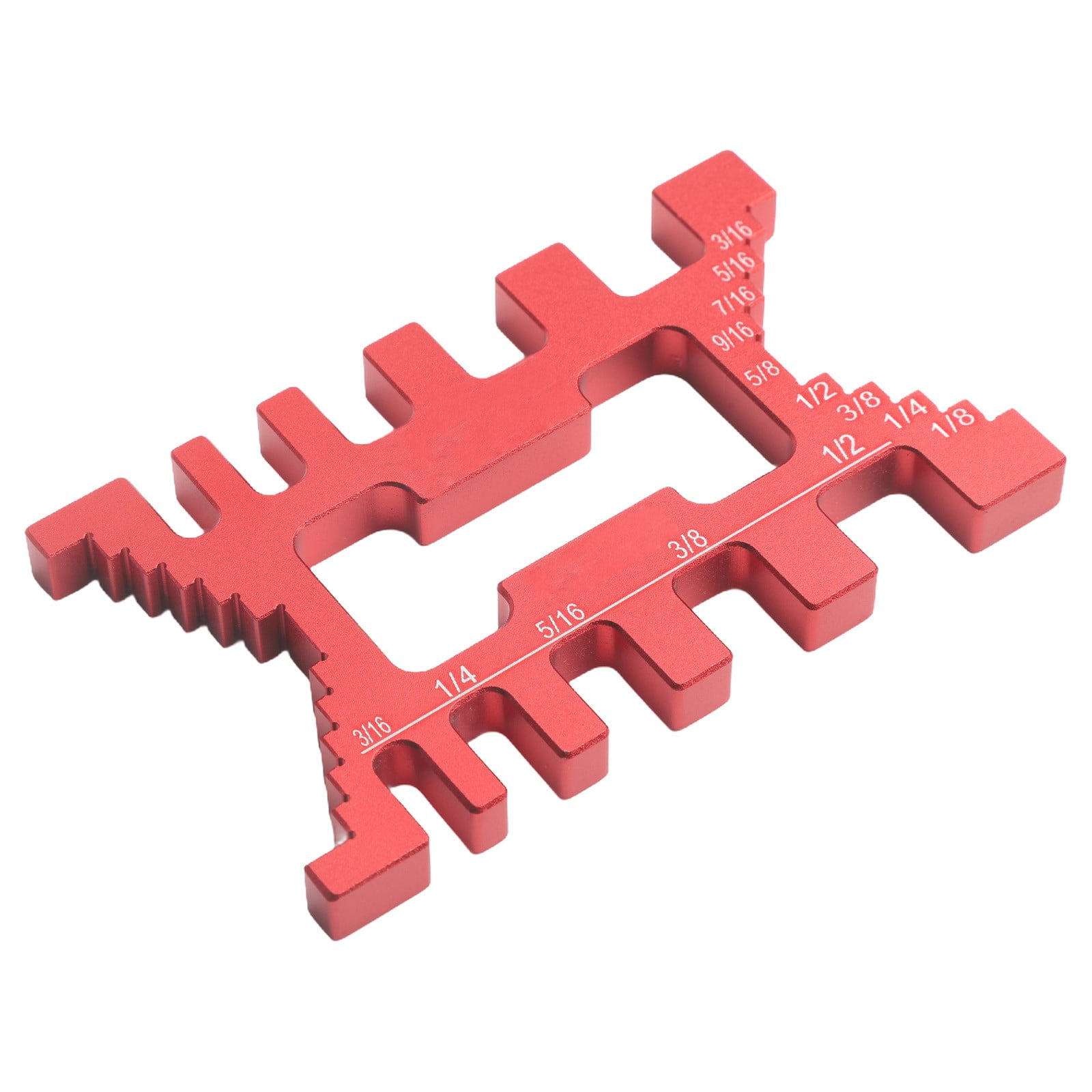 Woodworking Tenon Caliper Card Gauge Dovetail Jig Metric and Imperial ...