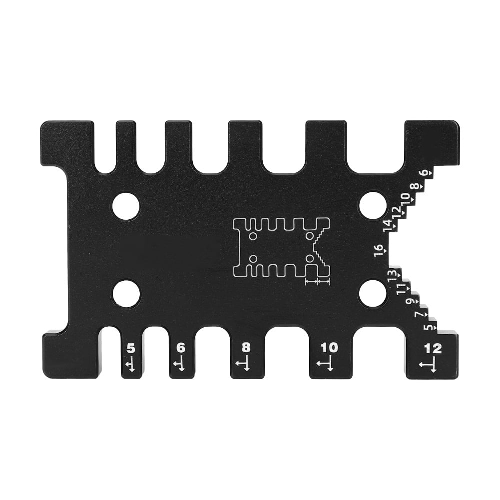 Woodworking Tenon Caliper Card Gauge Measuring Tool Woodworking ...