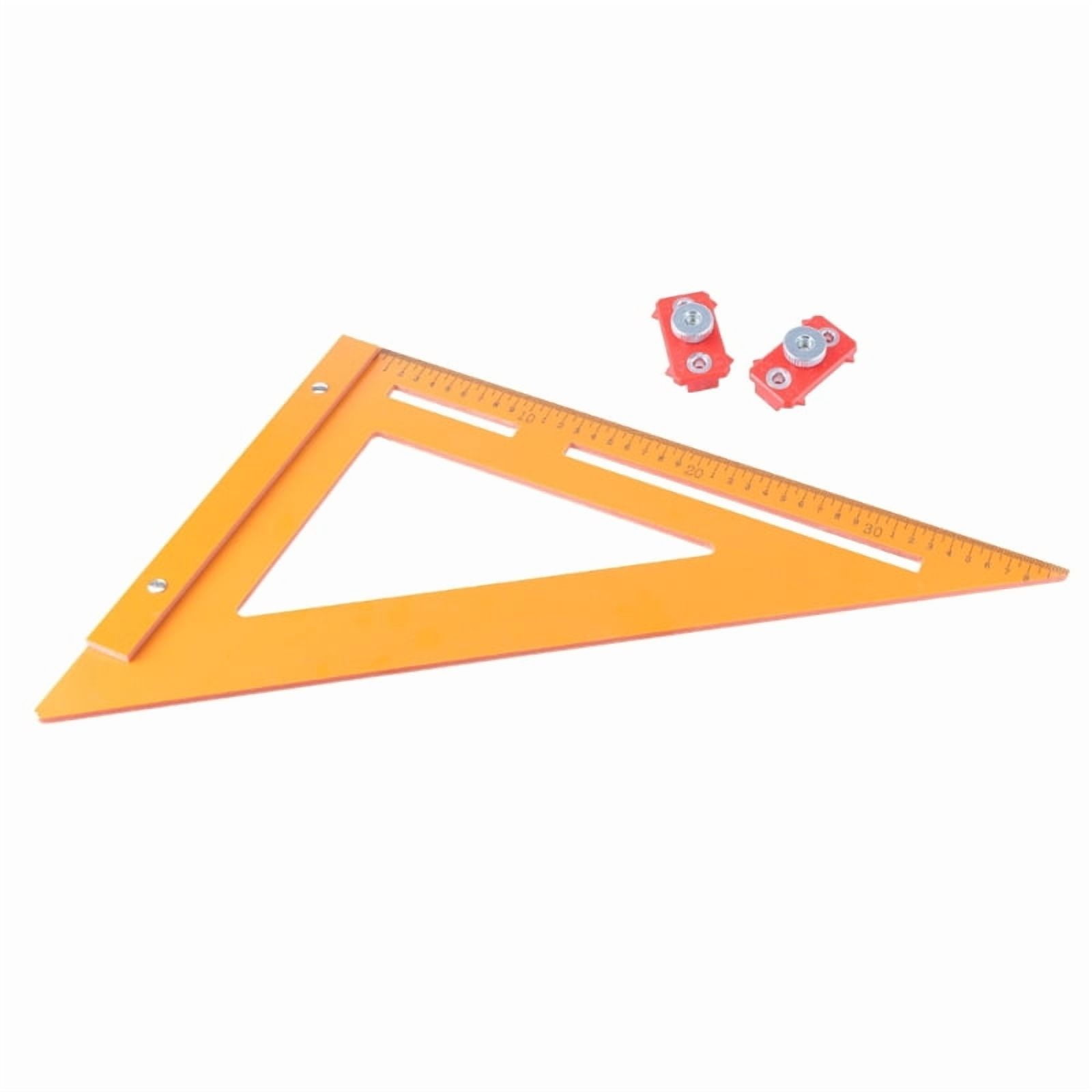 Woodworking Tool Ruler 3D Measuring Ruler Protractor Scribing Ruler ...