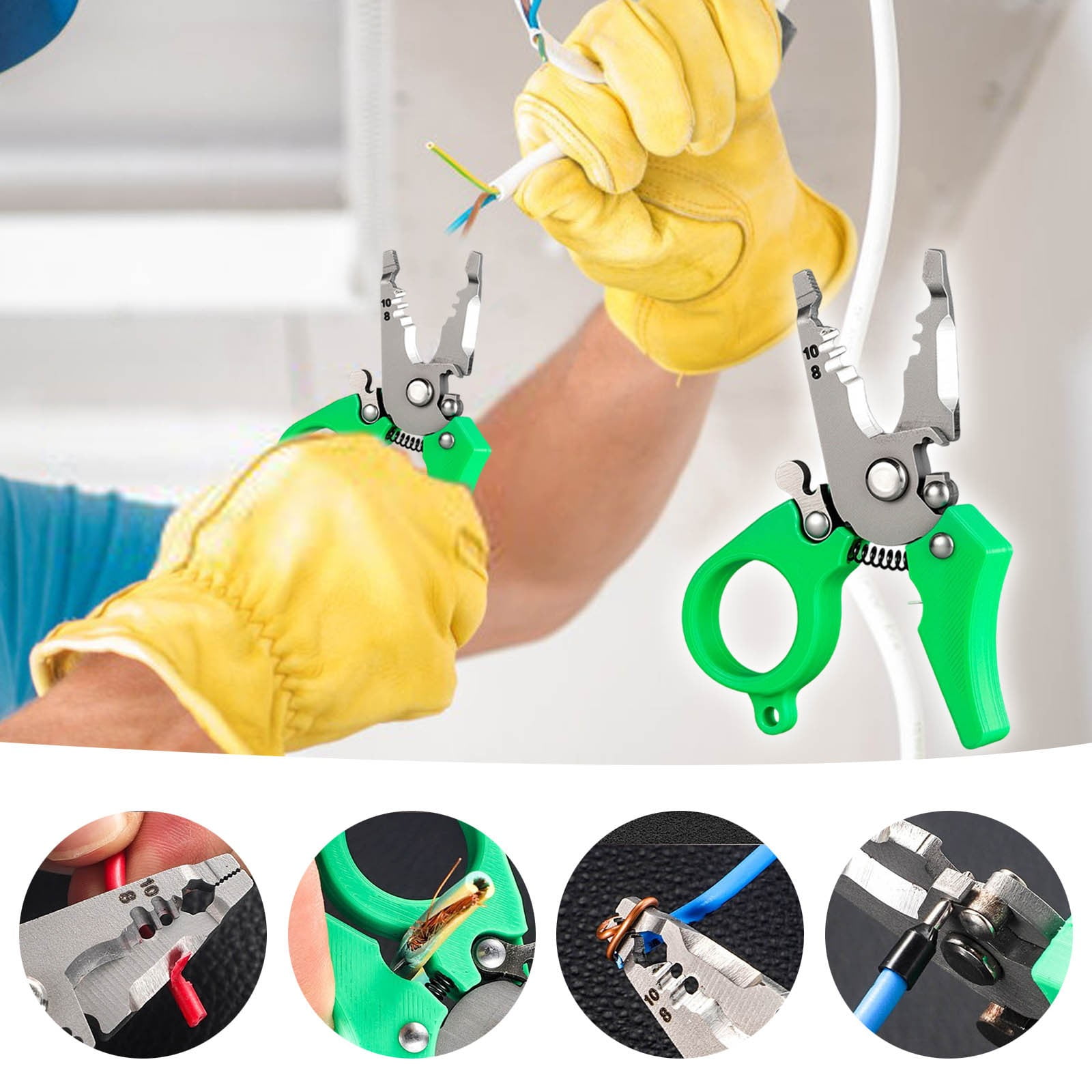 Woodworking Tools 6 In 1 Function Wire Stripper And Crimping Tool For ...