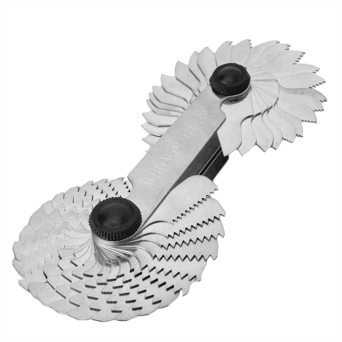 Woodworking Tools Ruler - 58Pcs Steel Thread Measuring Gage with Metric ...