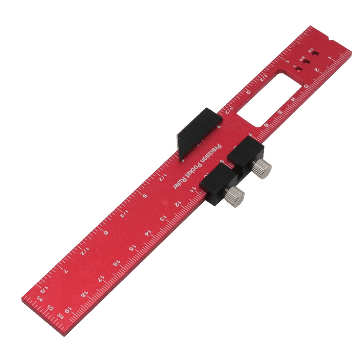 Woodworking Tools Ruler - Pocket Ruler Layout Tool Aluminum Precision ...