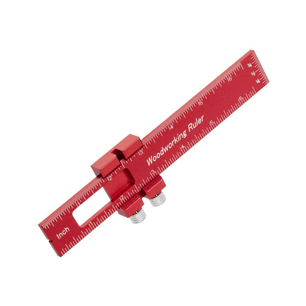 Woodworking Tools Ruler Ruler Layout Tool Aluminum Precision Ruler with ...
