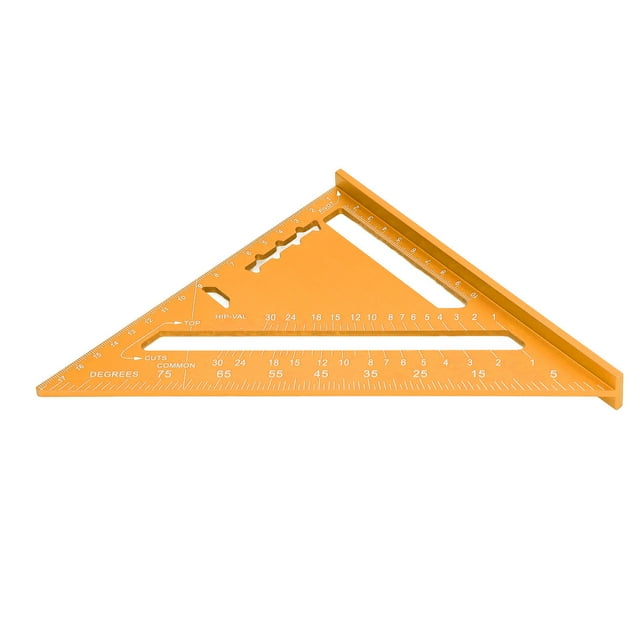 Woodworking Triangle Aluminum Alloy Electrophoretic Paint Clear Scale ...