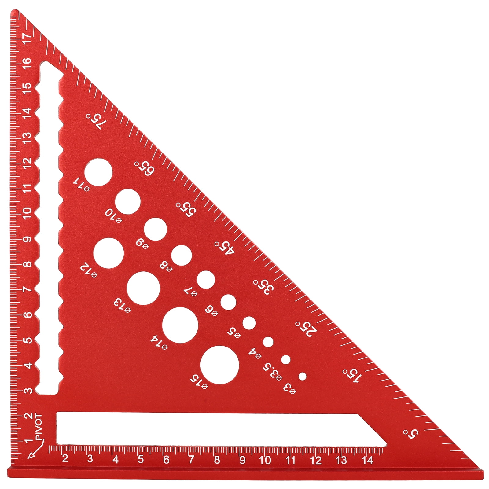 Woodworking Triangle Ruler Aluminum Alloy Carpenter Square ...