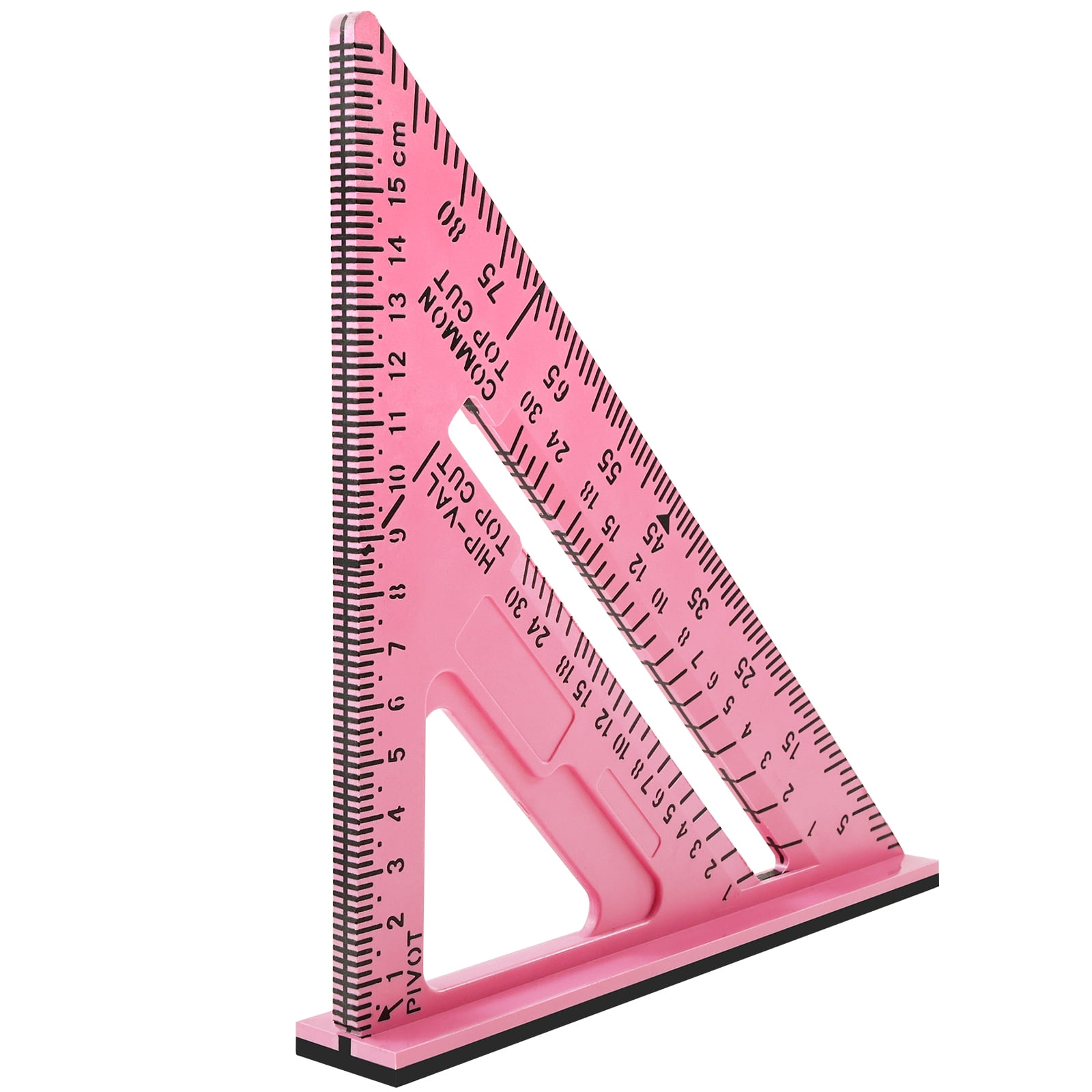Woodworking Triangle Ruler Plastic Carpenter Square Precision Right ...