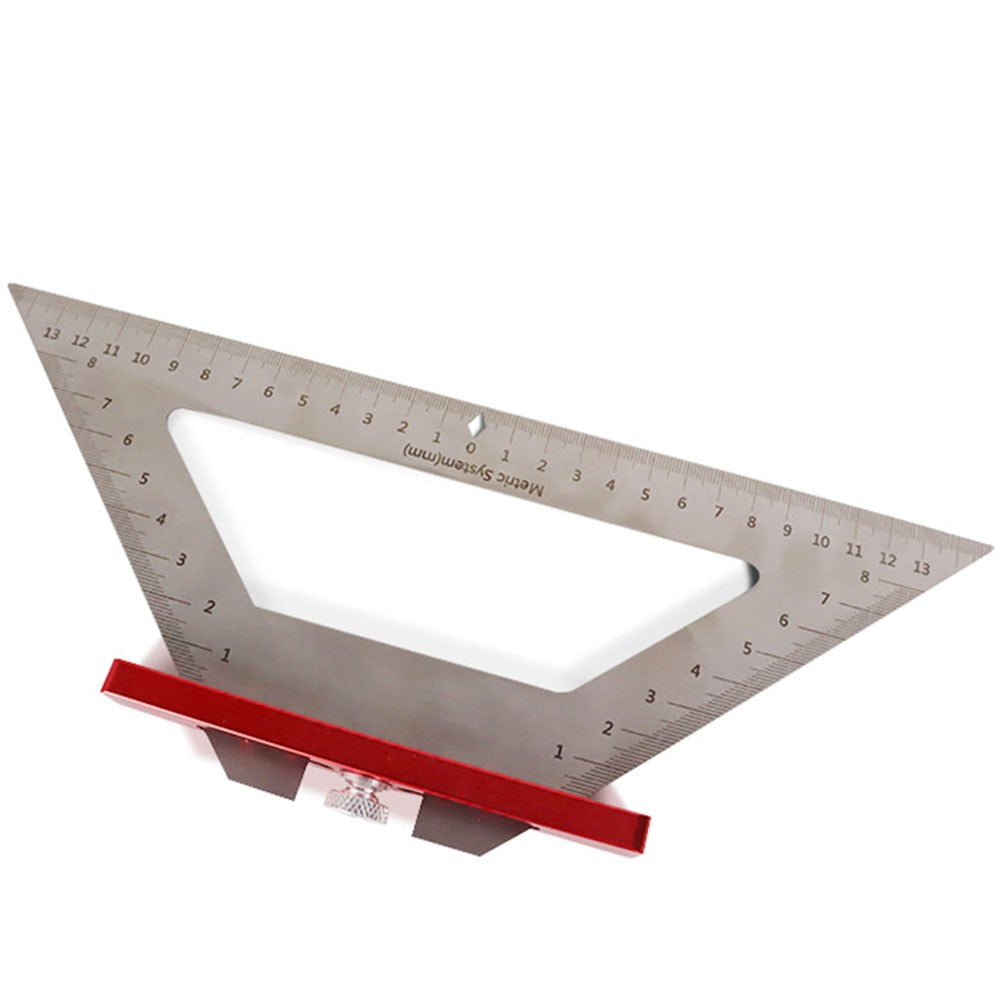 Woodworking Triangle Ruler Precision Dual Scale Measuring Tool ...