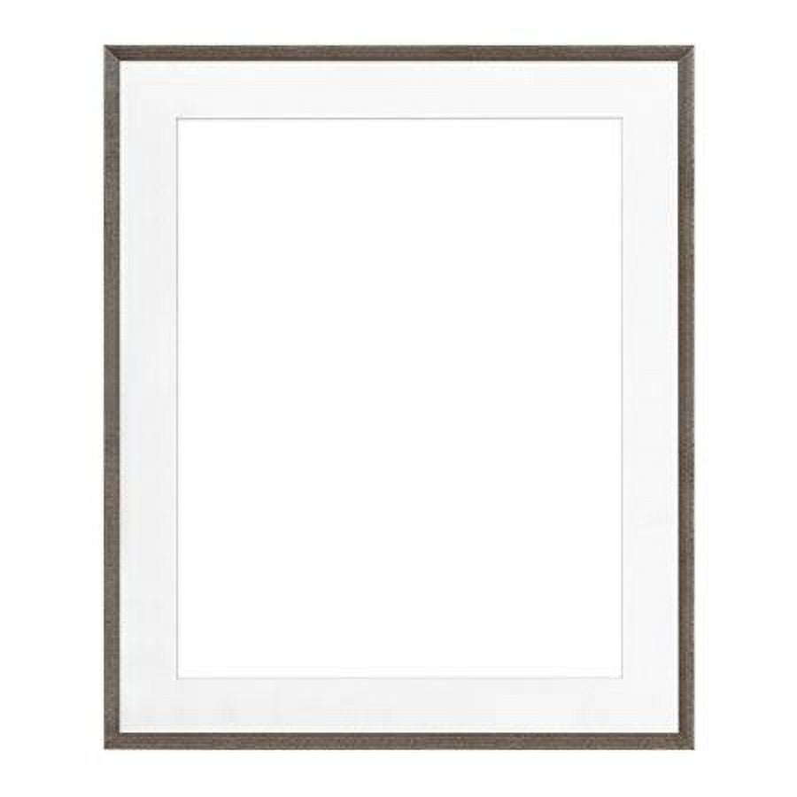 Woodworks 20x24" Old Barn Grey Hardwood Frame Matted for a 16x20 ...