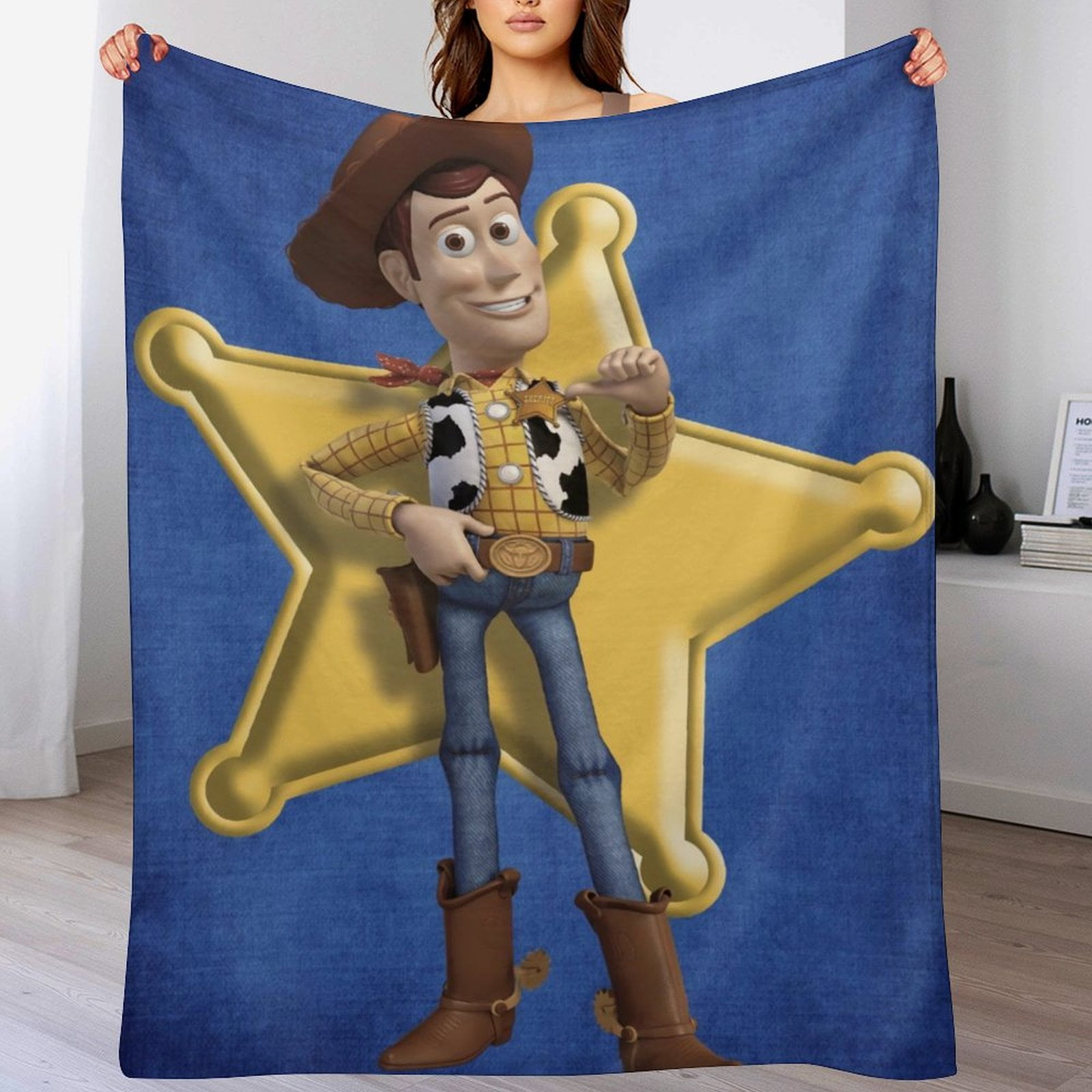 Woody Cartoon Blanket, Soft and Cozy Plush Flannel All Season Throw ...