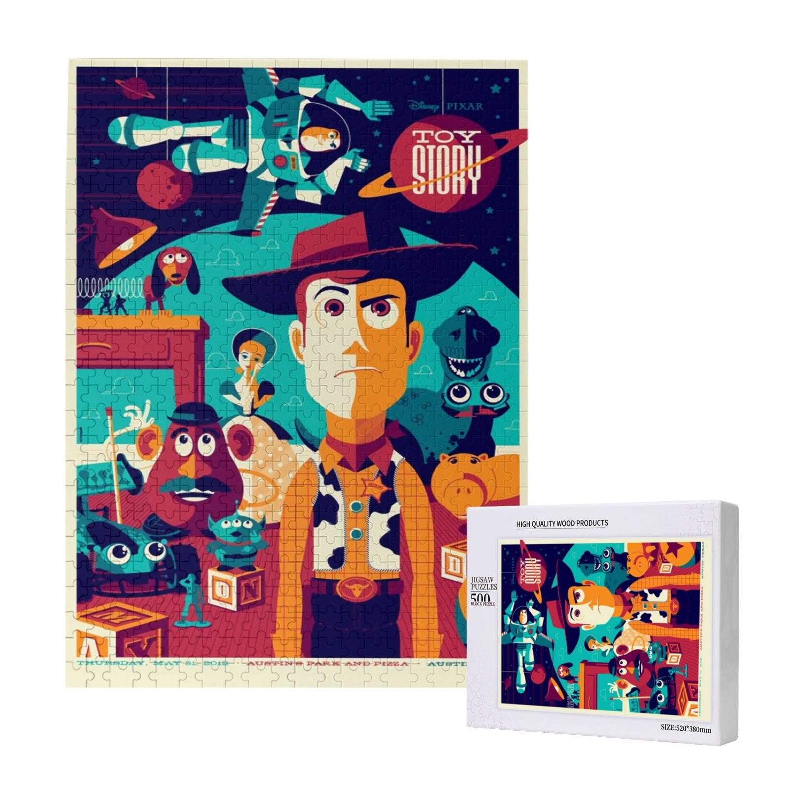 Woody Jigsaw Puzzle Interactive Brain Teaser Board Game for Adults ...