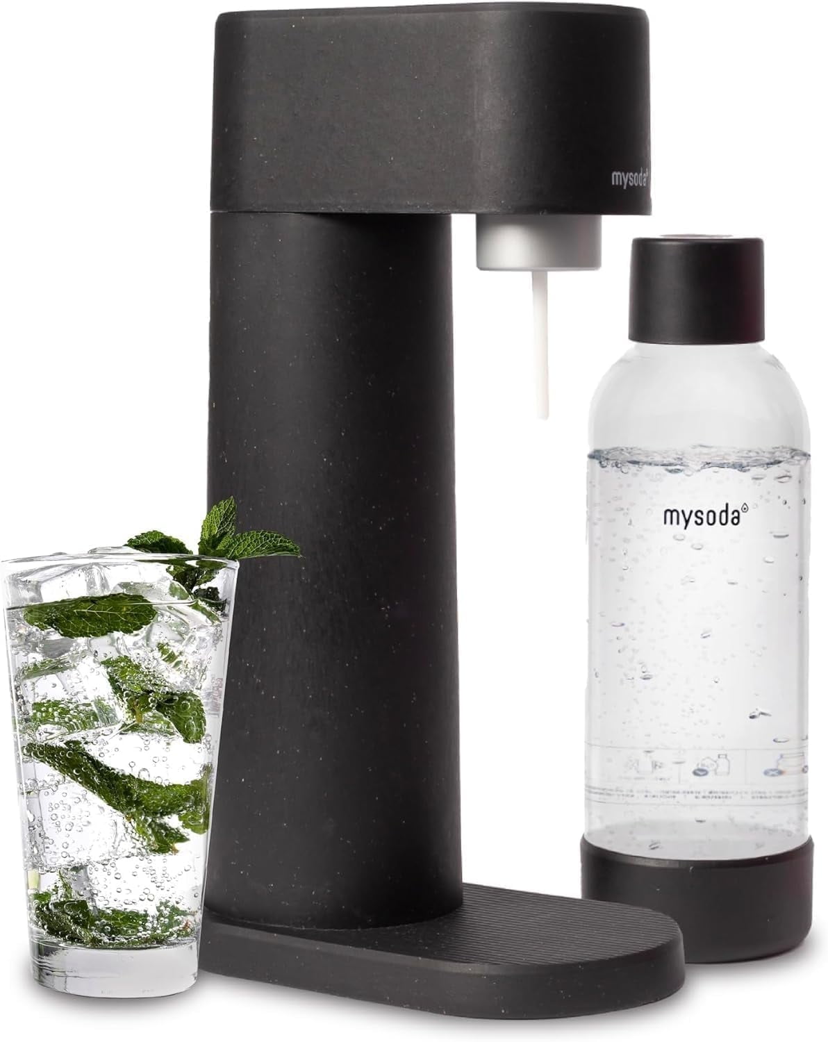 Woody Sparkling Water Maker - Seltzer Maker Machine - Color Black ...