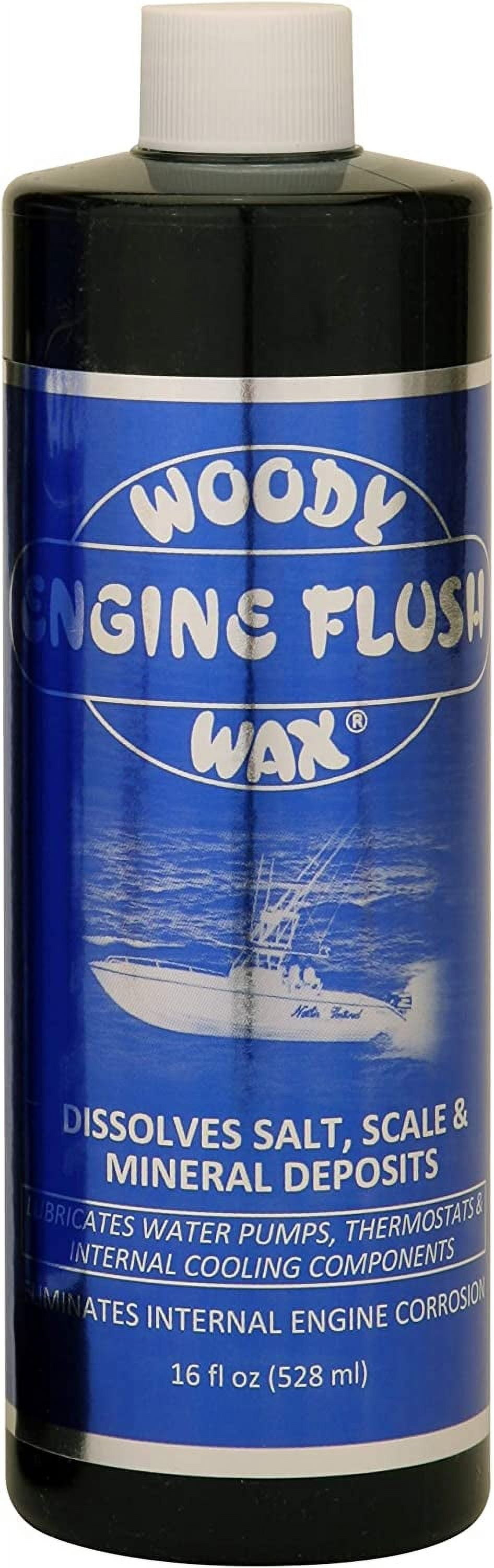 Woody Wax 16 oz. Engine Flush Refill- Protects and Lubricates Internal ...