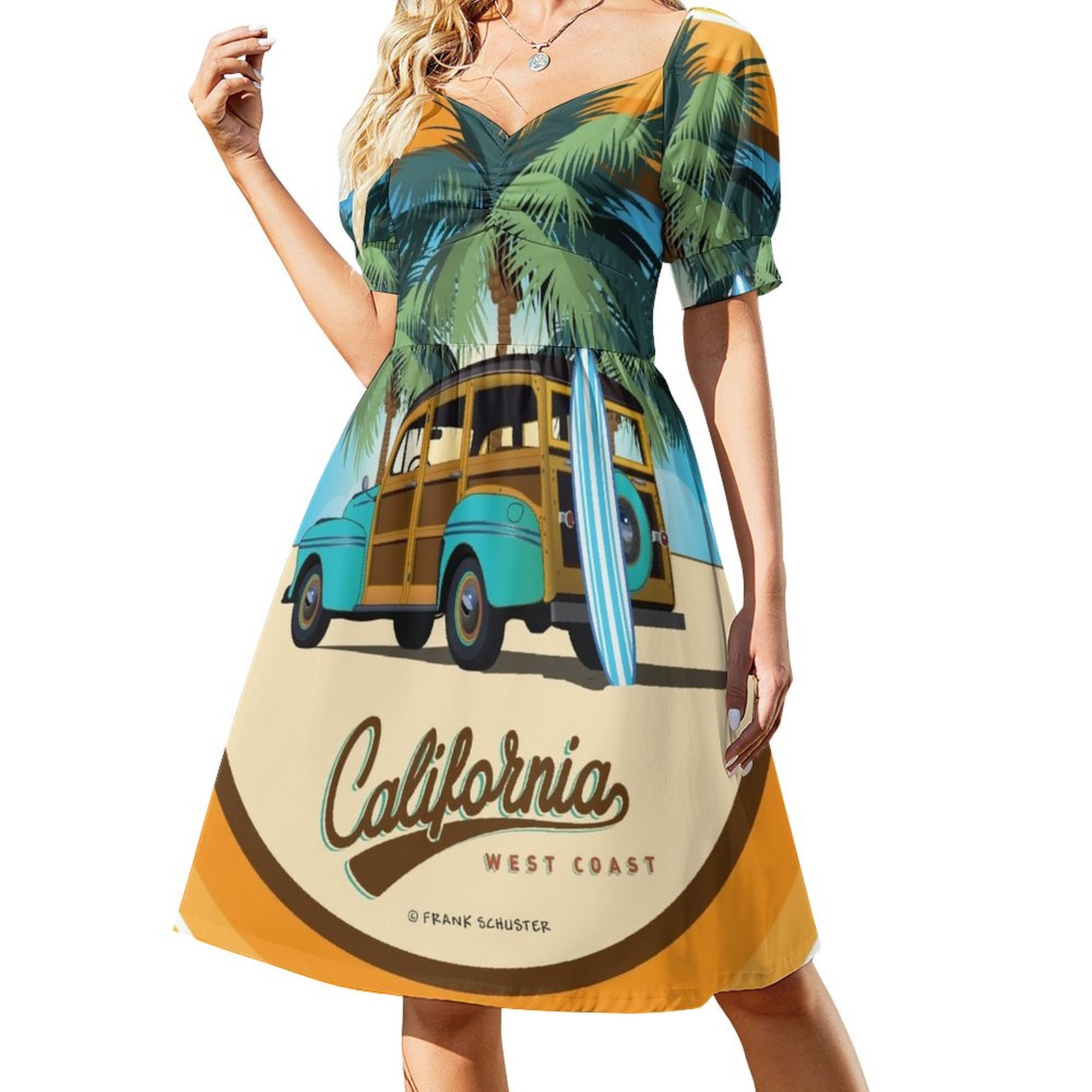 Woody Woodie Gone Surfing California Lite Dress dress for women Dresses ...