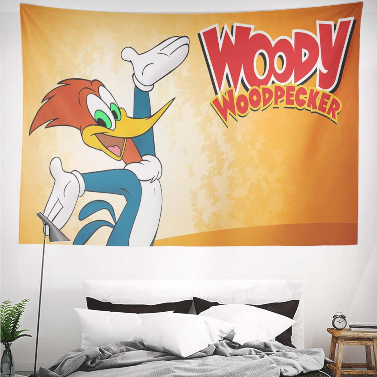 Woody Woodpecker Tapestry Gift Wall Hanging Backdrop for Room Bedroom ...