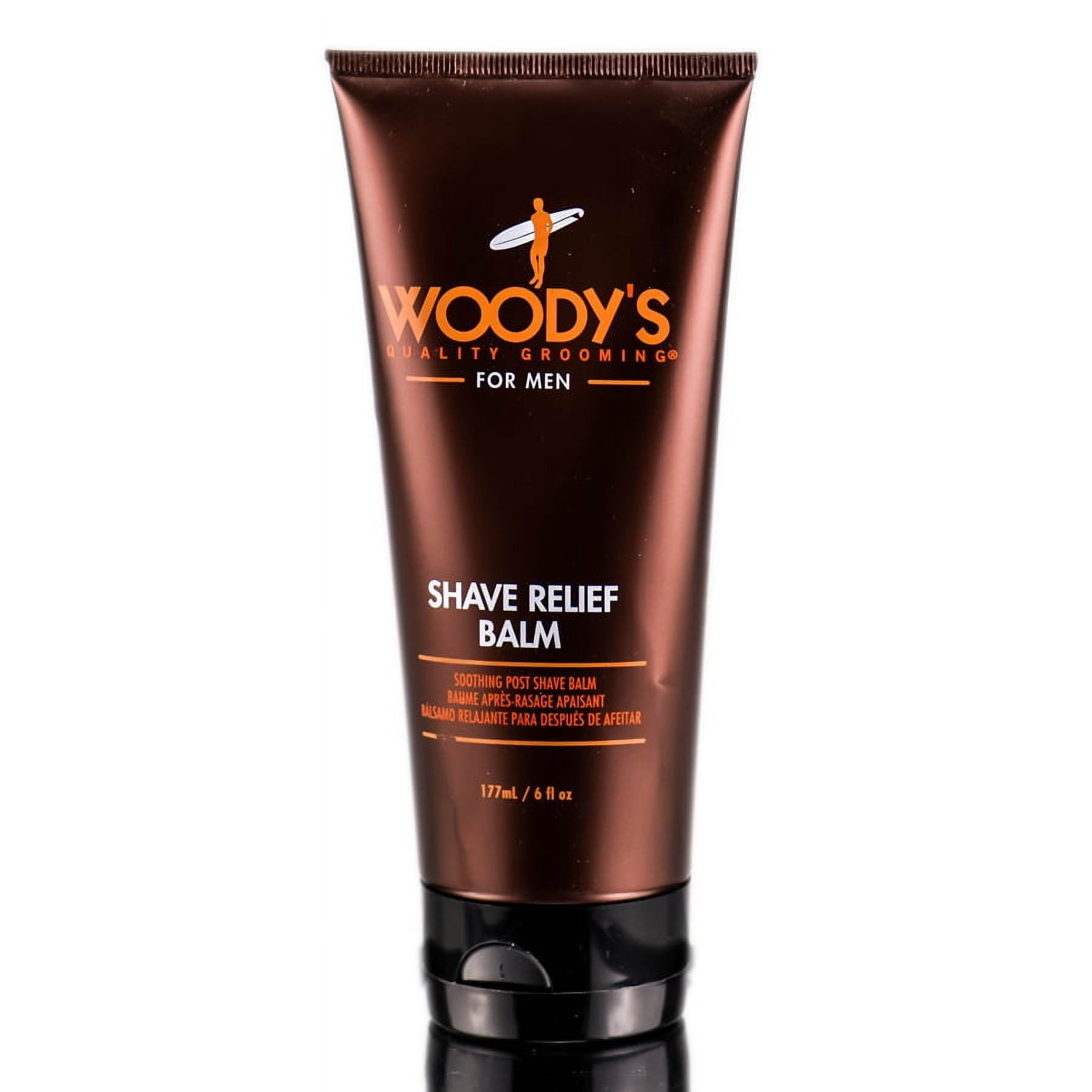 Woody's Shave Relief Balm - 6 oz - Pack of 1 with Sleek Comb - Walmart.com