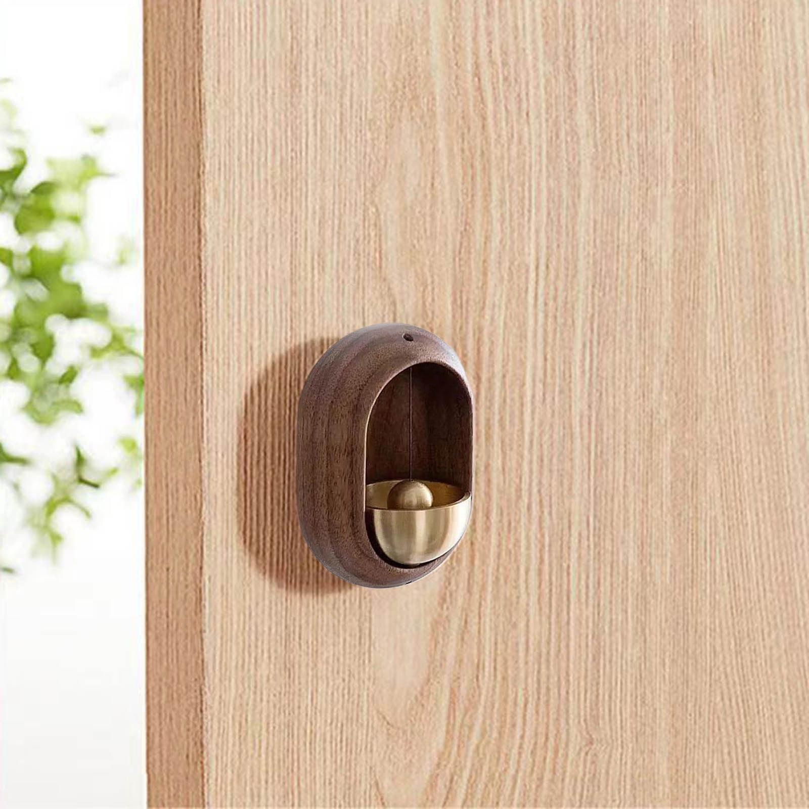 Woodybeing Walnut Door Opening Chime Sensor for Entry Ring Bedroom ...
