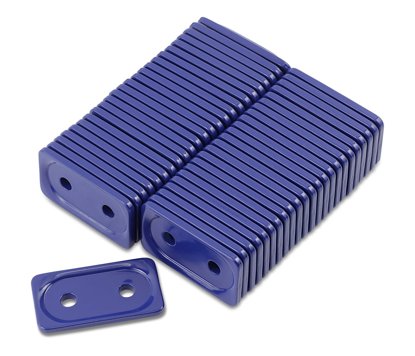 Woodys 5/16" Double Grand Digger Blue Aluminum Support Plates 48pk (ADG ...