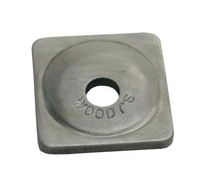 Woodys ASG-3775-12 Square Grand Digger Aluminum Support Plates - 5/16in ...