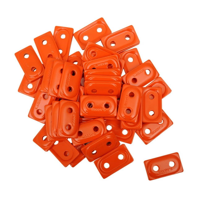 Woodys Double Digger 5/16" Orange Aluminum Support Plates 48pk (ADD2 ...