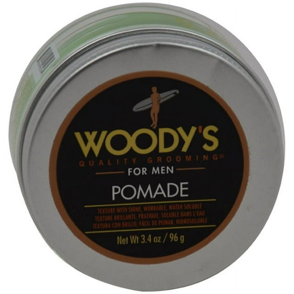 Woody's Modern Pomade 3.4 oz - Medium Hold, High Shine, Water-Based ...