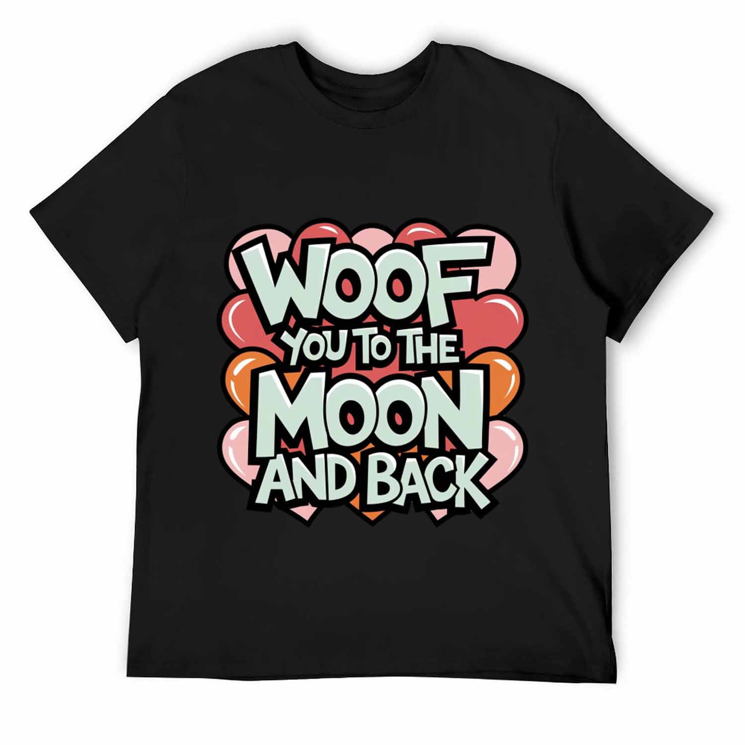 Woof you to the moon and backt shirt design bee Gift Feeding Tube ...