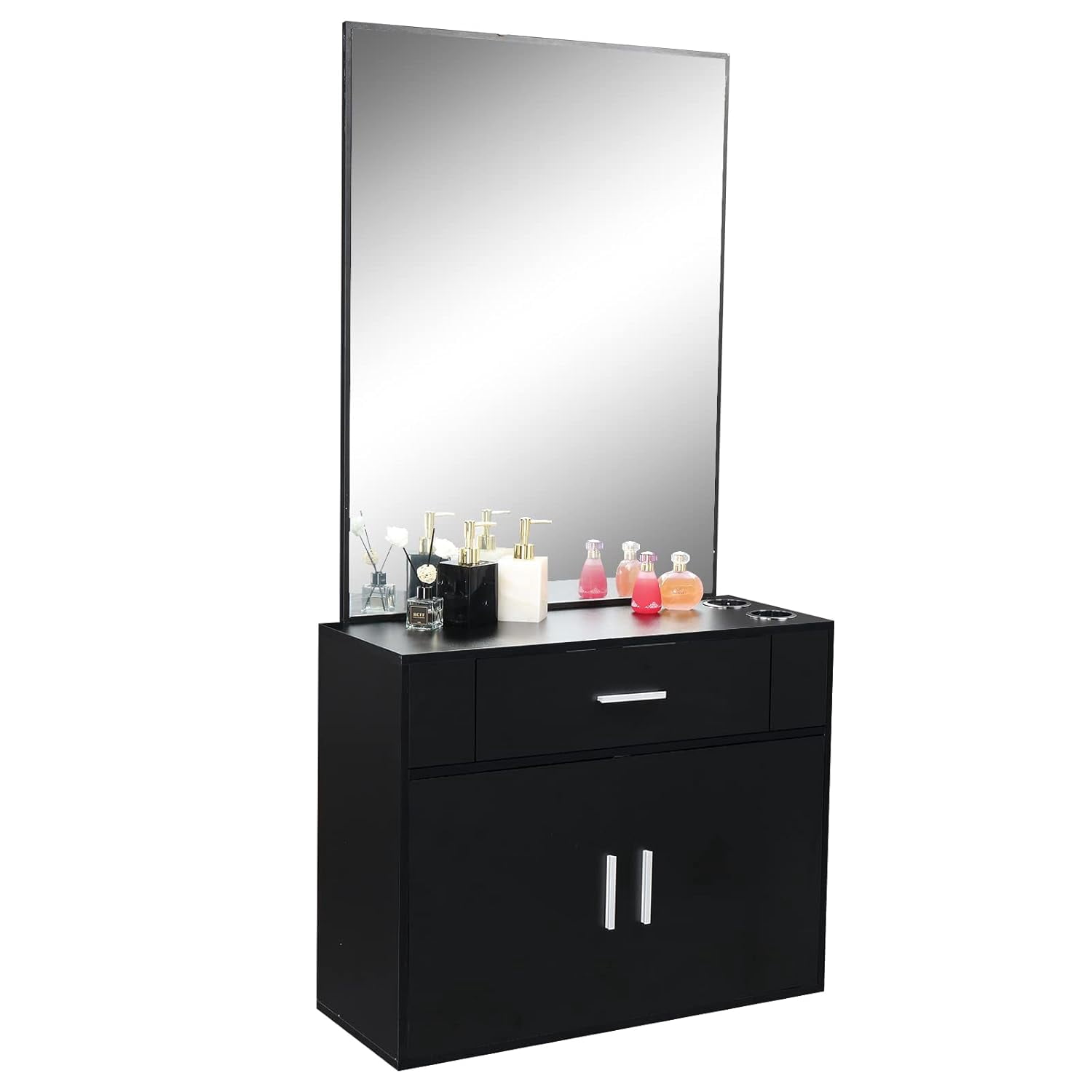 WoofPaw Wall Mount Salon Station - Barber Station with Mirror, Storage ...