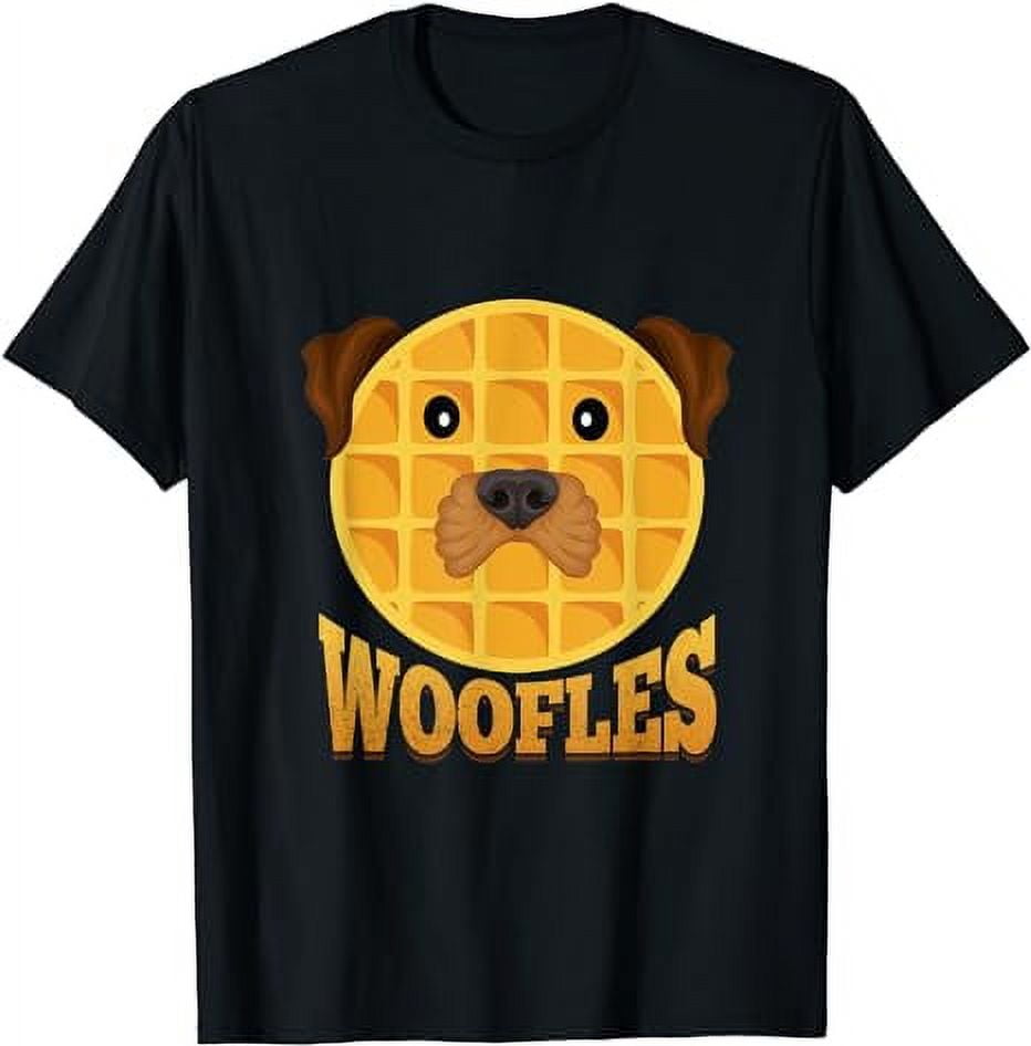 Woofles A Dog Waffles Breakfast Food Waffles T-Shirt - Walmart.com
