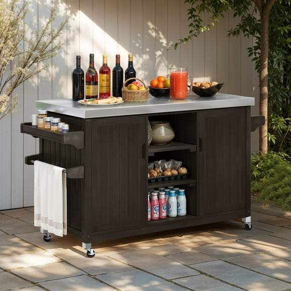 Outdoor Storage And Prep Station