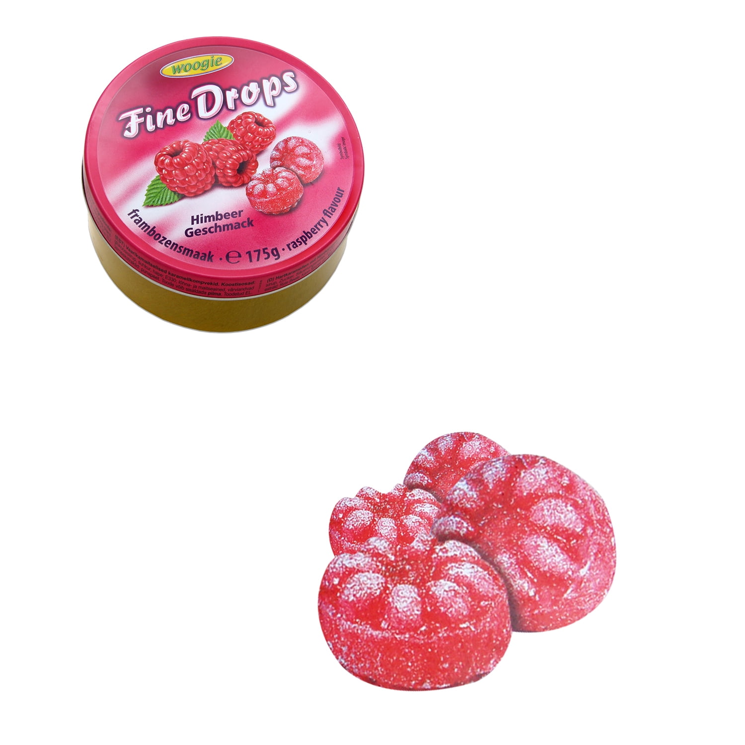 Woogie Candies with raspberry flavour 175g - Walmart.com