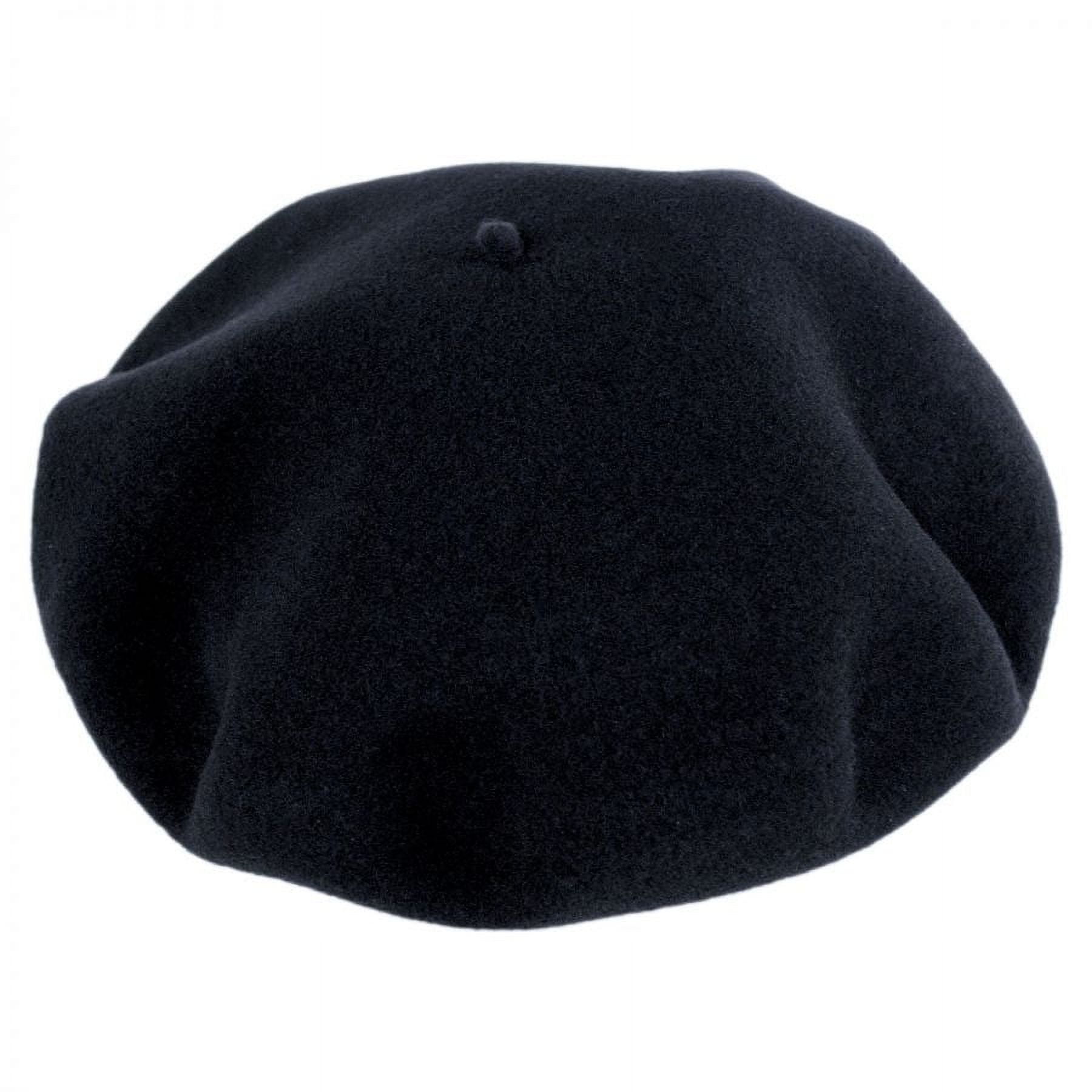 Wool Basque Beret by Héritage par Laulhère - XXL - Navy Blue - Walmart.com