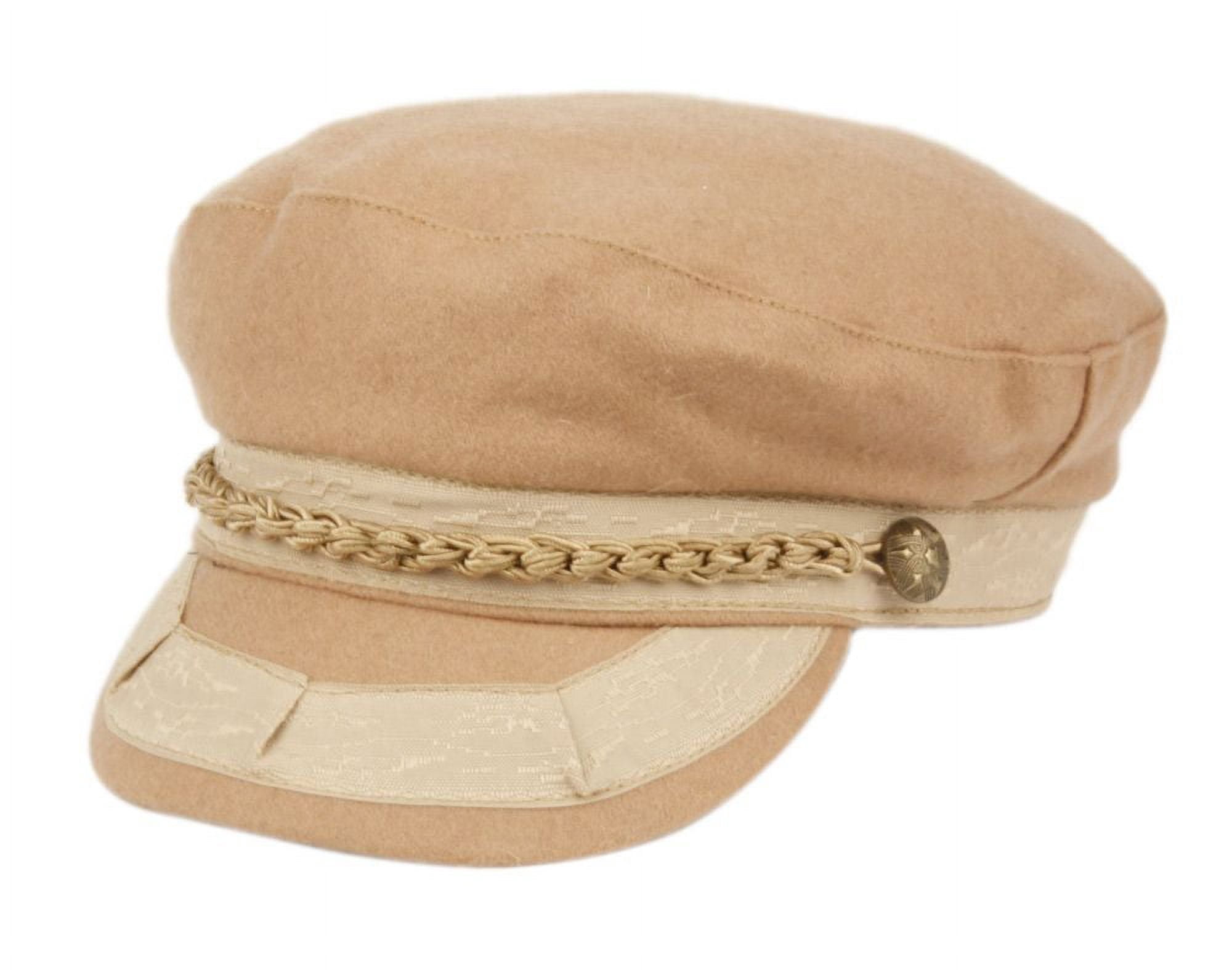 Wool Blend Fishman Sailor Fiddle Drive Hat Flat Cap for Man and Woman ...
