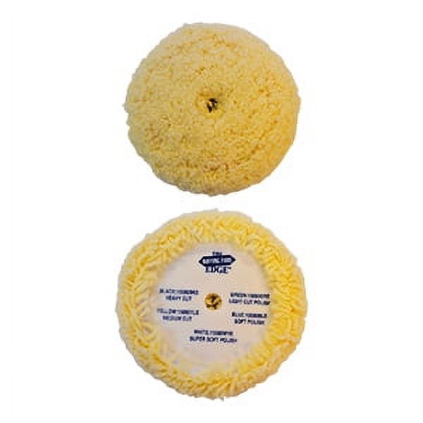 Wool Compound Pad - Yellow - For Single Stage Paints - Walmart.com