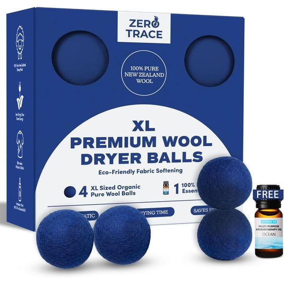 Wool Dryer Balls - Dryer Balls Laundry Reusable - Eliminate Wrinkles ...