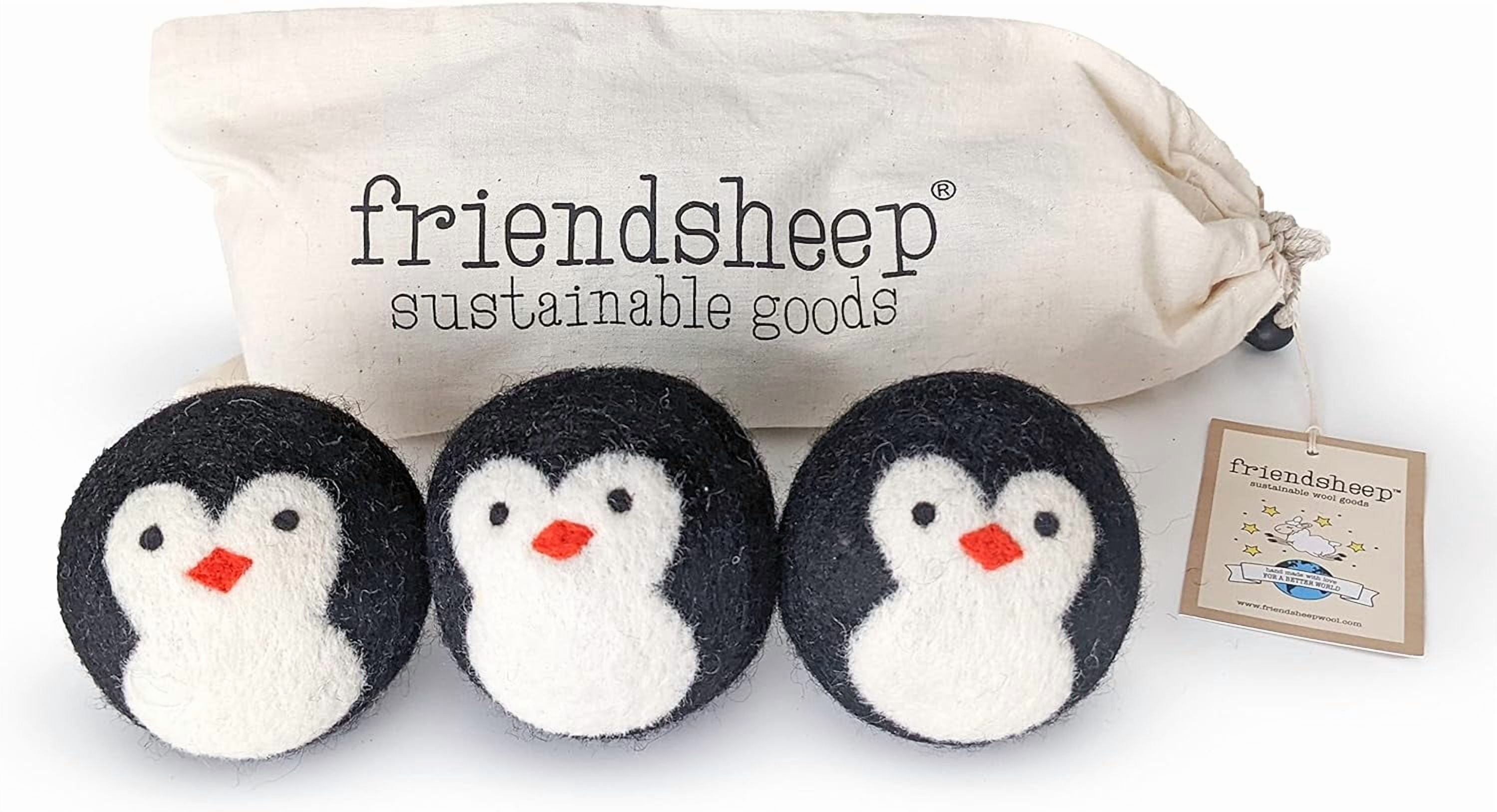 Wool Dryer Balls, Organic Reusable Fabric Softener Alternative for ...