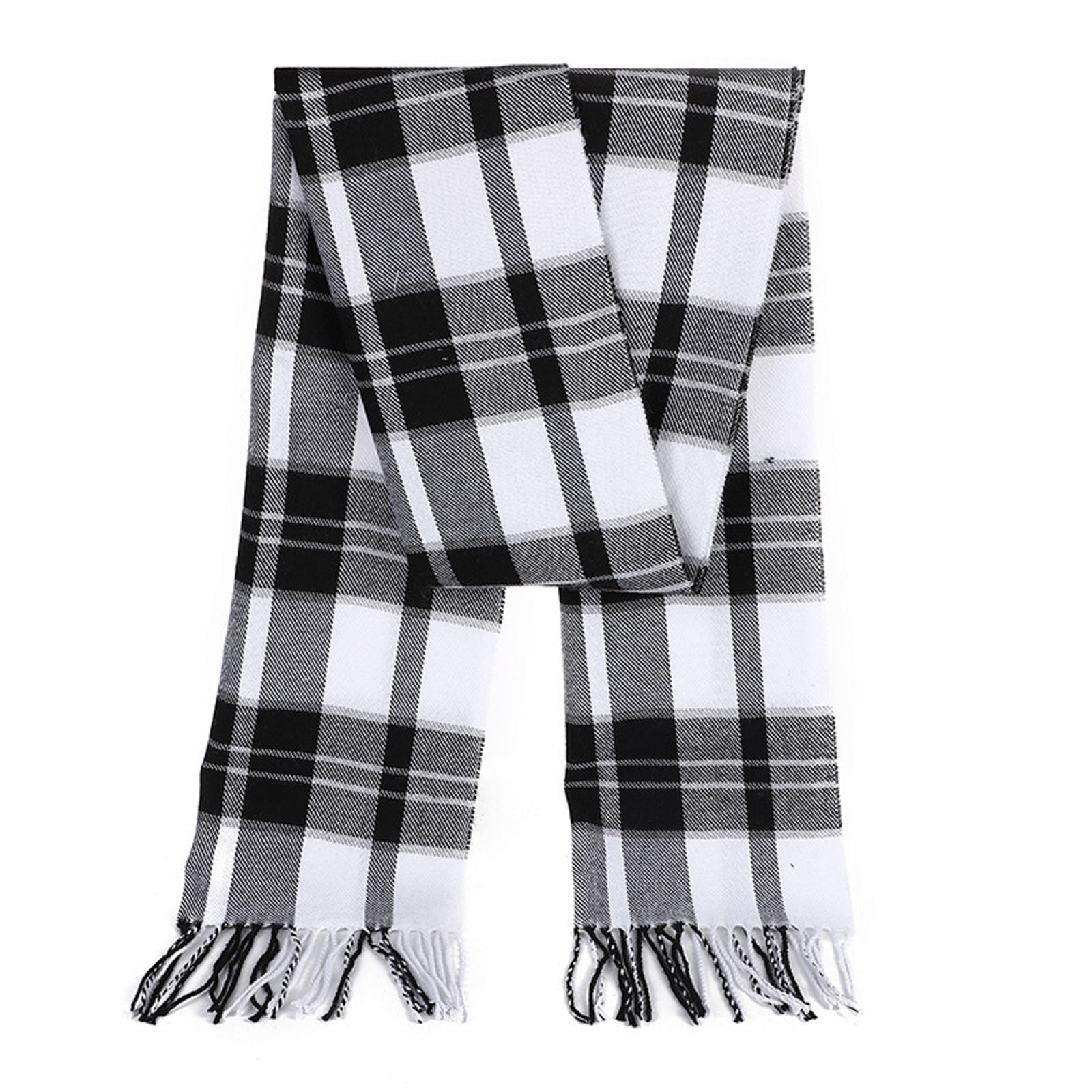 Wool Feel Scarf Warm Soft Lightweight Scottish Scotland Check Tartan ...