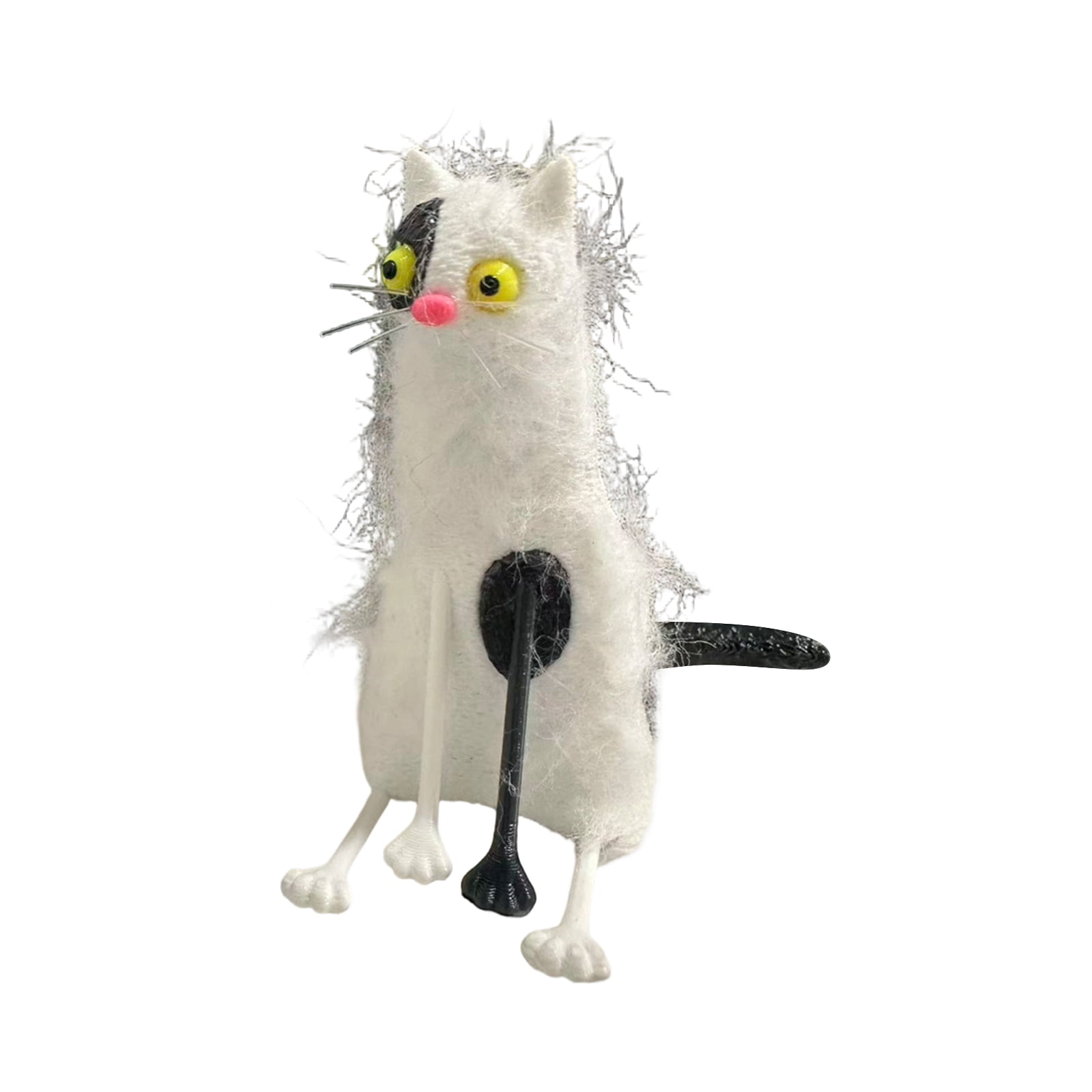Wool Felt Familiars - Quirky Handmade Companion, Wide-Eyed Weird Cute ...