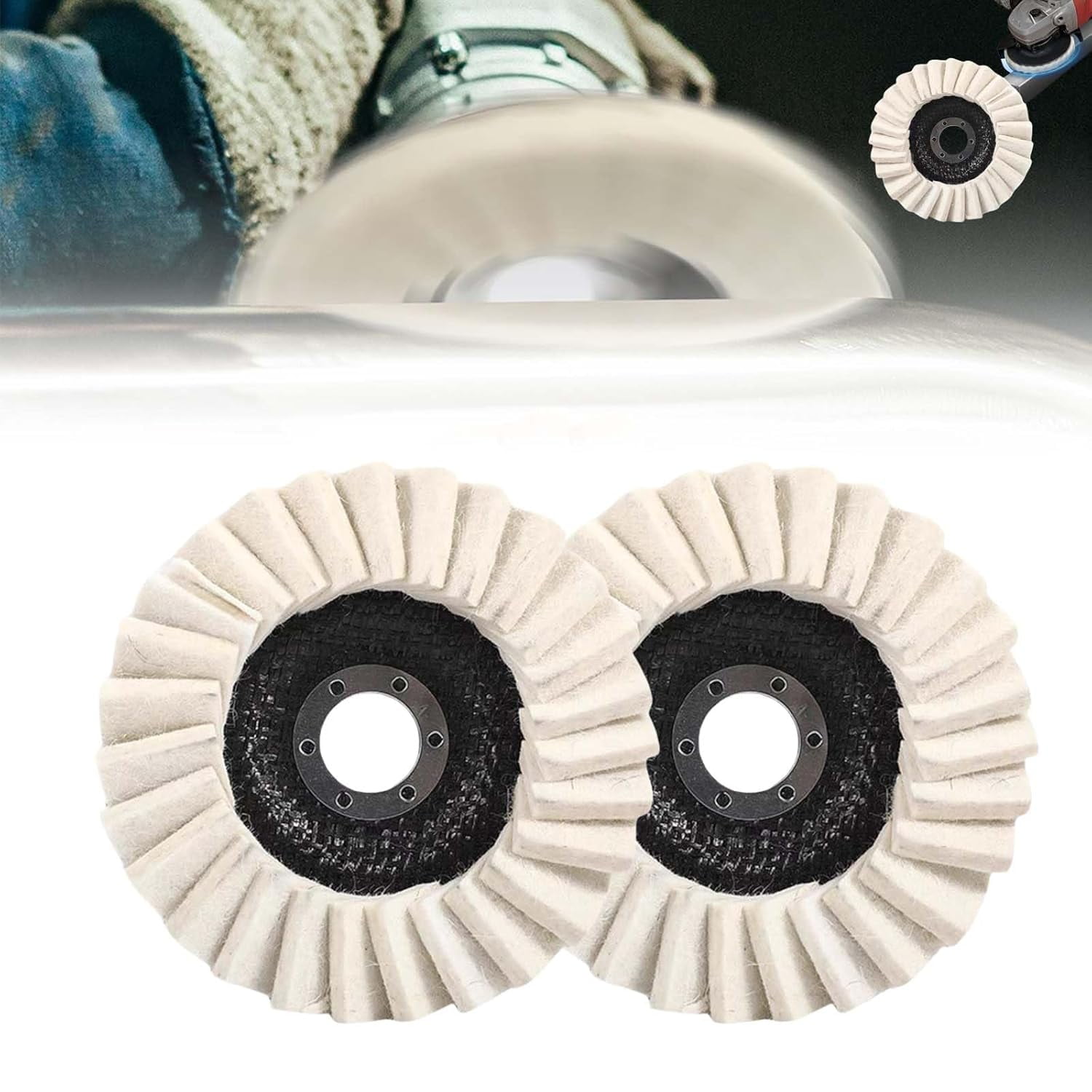 Wool Felt Flap Discs Polishing Wheel, Upgrade Wool Polishing Wheel Disc ...